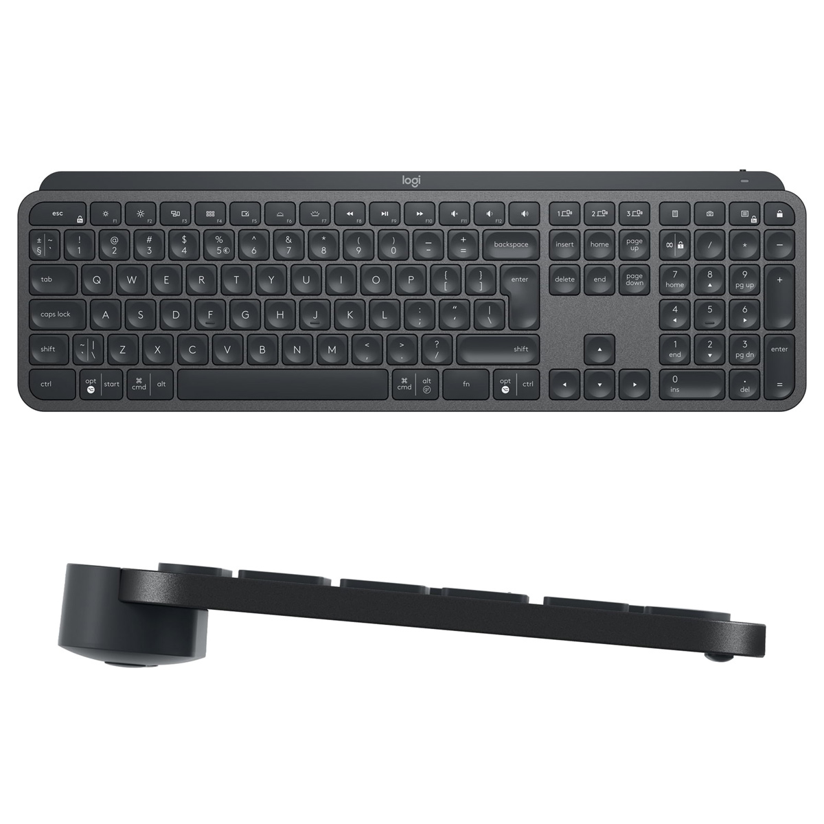 Logitech Master MX Keys Multi Device Advanced Wireless Backlit Keyboard ...