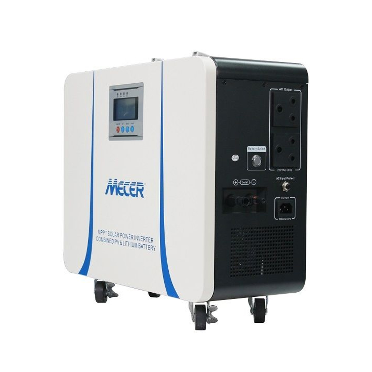 Mecer 1kVA 1kW Lithium Battery Inverter Trolley - Tachyon Tech